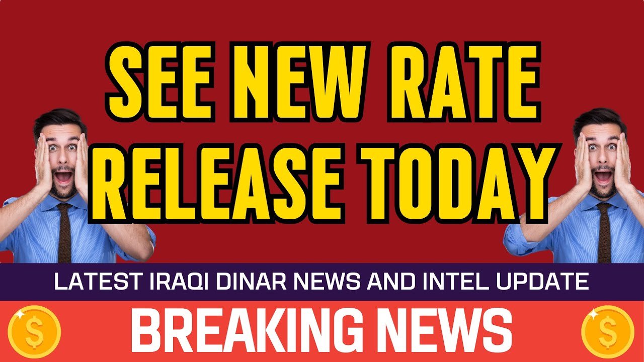 Iraqi Dinar See A New Rate Release Today Iqd Value To Dollar