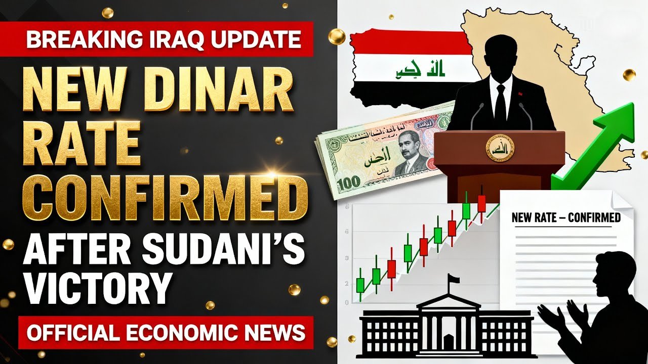 Breaking Iraq Confirms New Dinar Rate After Sudani’s Victory...